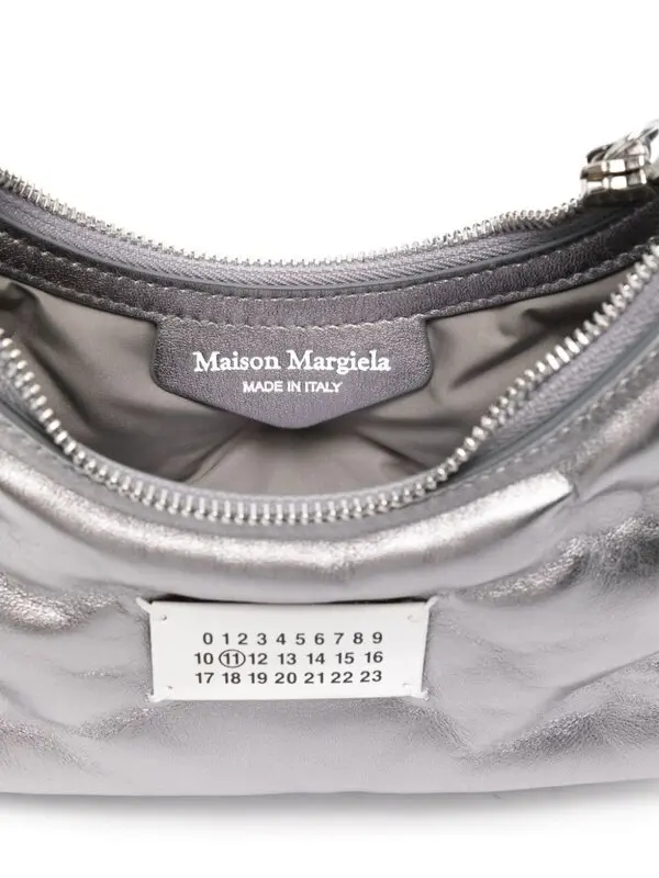 MAISON MARGIELA Micro Glam Slam Mini Bag - Silver