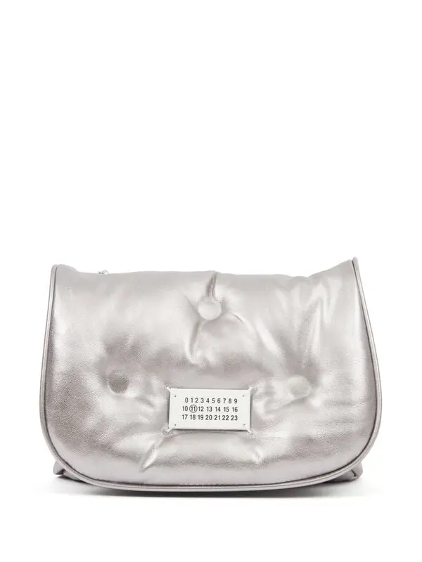 MAISON MARGIELA Glam Slam Flap Shoulder Bag - Silver