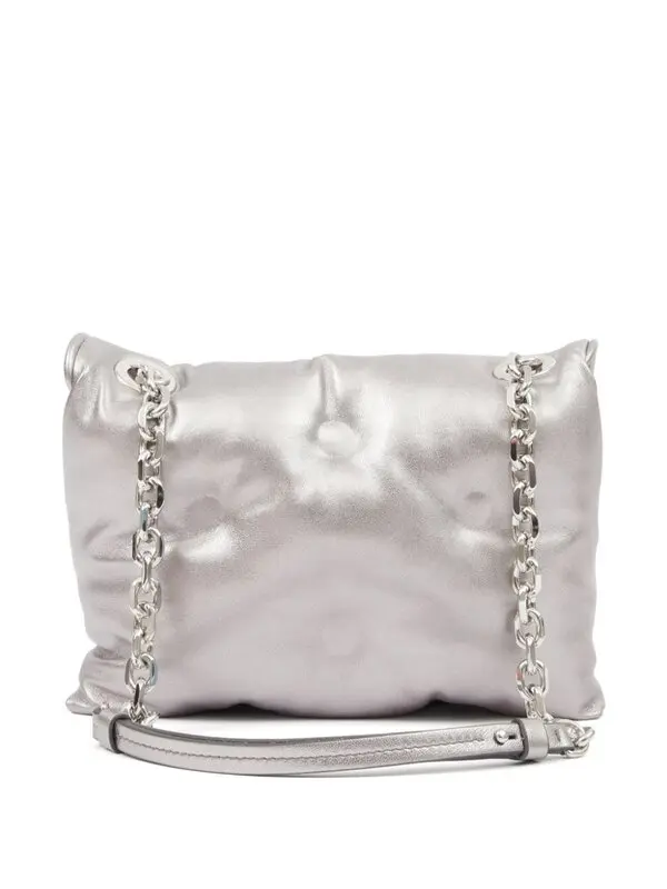 MAISON MARGIELA Glam Slam Flap Shoulder Bag - Silver