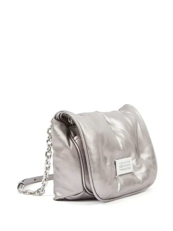 MAISON MARGIELA Glam Slam Flap Shoulder Bag - Silver