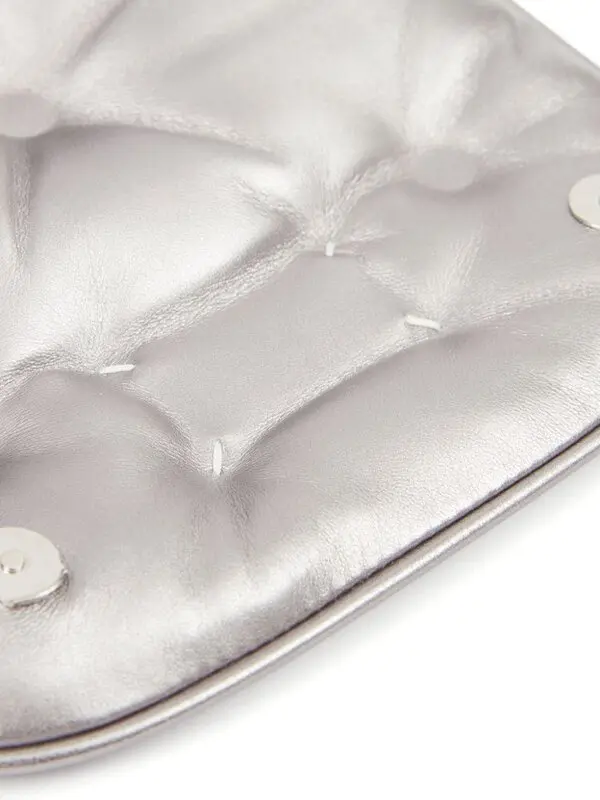 MAISON MARGIELA Glam Slam Flap Shoulder Bag - Silver