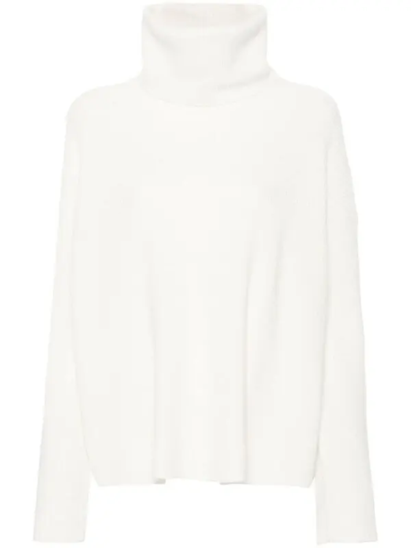 Fabiana Filippi Roll-neck Jumper - White