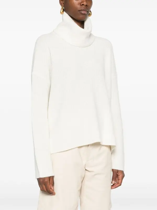 Fabiana Filippi Roll-neck Jumper - White