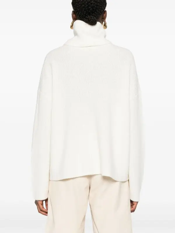 Fabiana Filippi Roll-neck Jumper - White