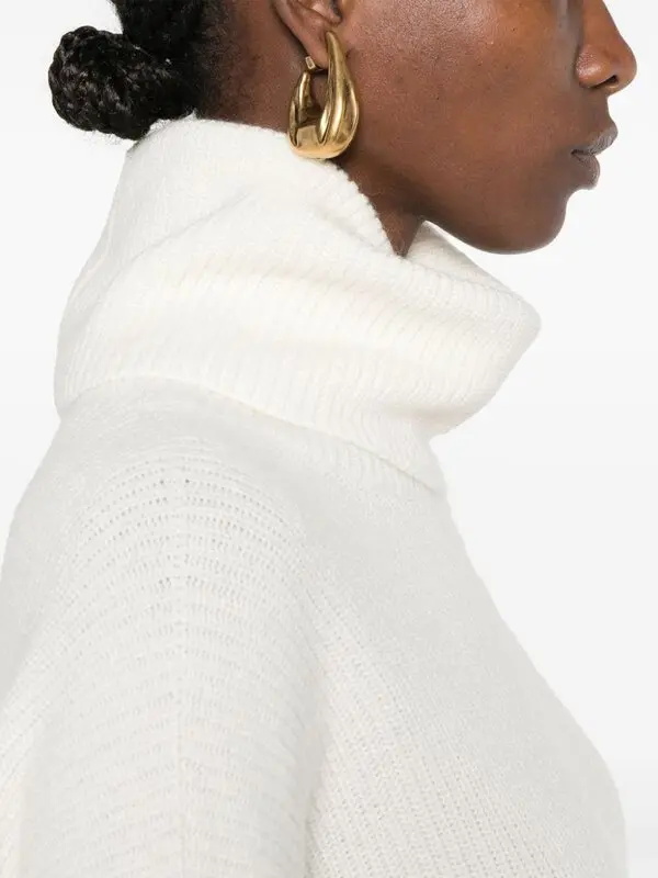Fabiana Filippi Roll-neck Jumper - White