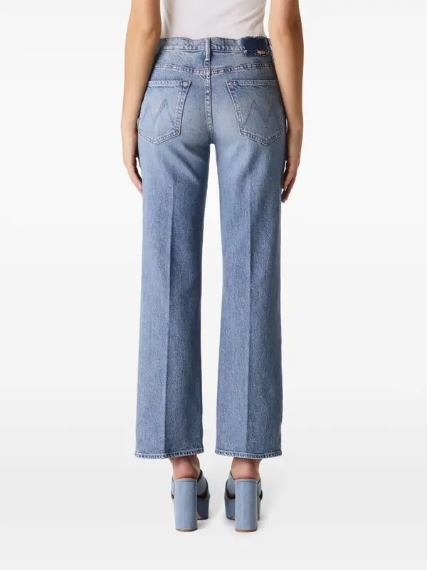 MOTHER The Kick It Wide-leg Jeans - Blue