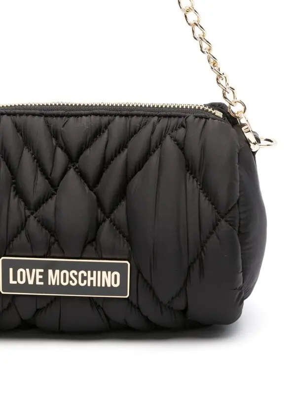 Moschino Quilted Cylinder Tote