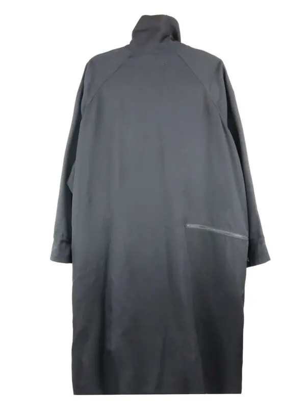 Yohji Yamamoto Cross-zipper Wool Gabardine Jacket