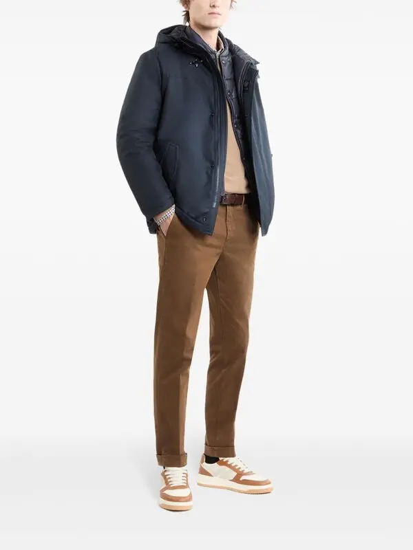 FAY Double-front Caban Jacket - Blue