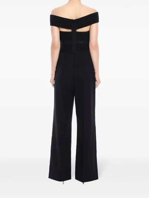 Herve Leger Lila Off-shoulder Jumpsuit