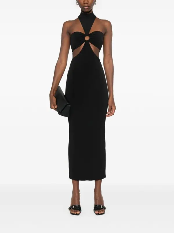 NISSA Cut-out Midi Dress