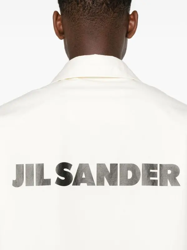 JIL SANDER Logo-print Jacket - Neutrals