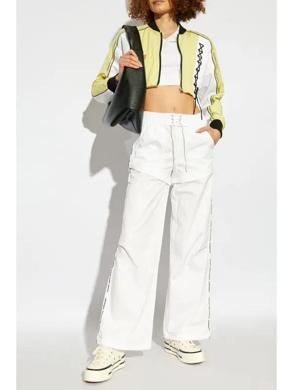 CONVERSE X Feng Chen Wang Flocked-logo Cargo Trousers
