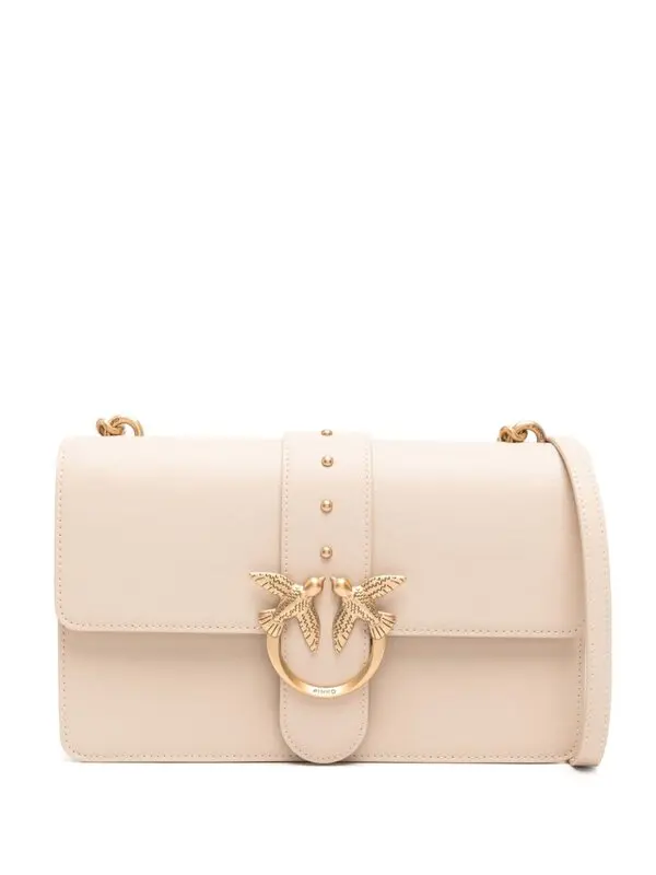 Pinko Classic Love Shoulder Bag - Neutrals
