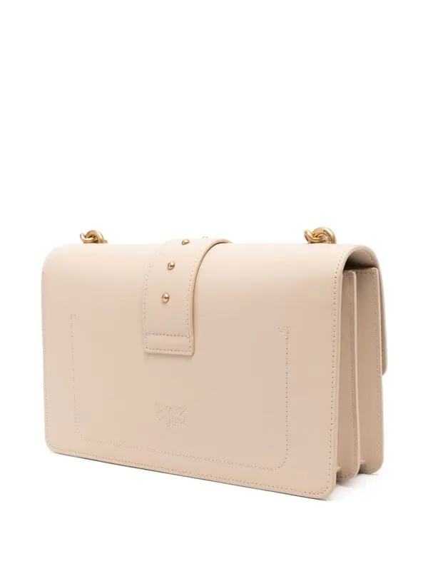 Pinko Classic Love Shoulder Bag - Neutrals