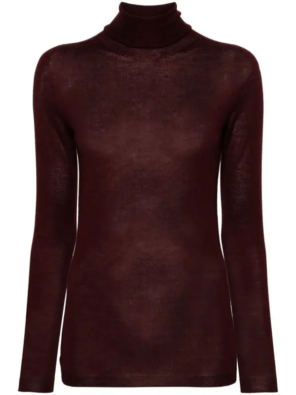 Fabiana Filippi Roll-neck Sweater - Red