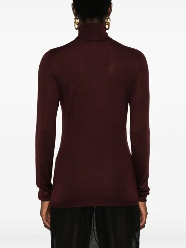 Fabiana Filippi Roll-neck Sweater - Red