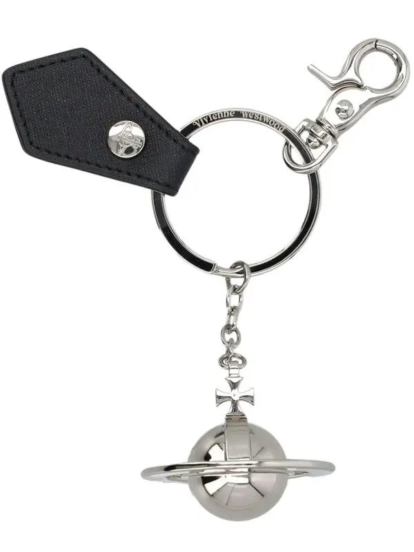 VIVIENNE WESTWOOD 3d Orb Keyring - Silver