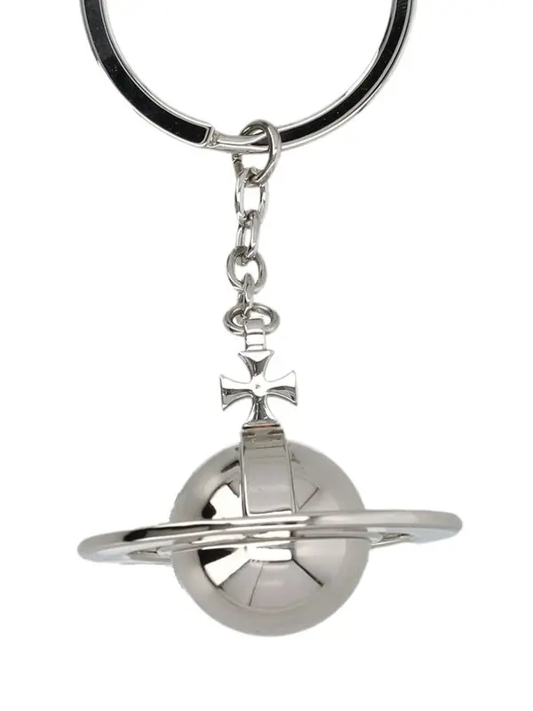 VIVIENNE WESTWOOD 3d Orb Keyring - Silver