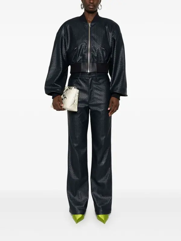 ROTATE BY BIRGER CHRISTENSEN Braided Cropped Jacket