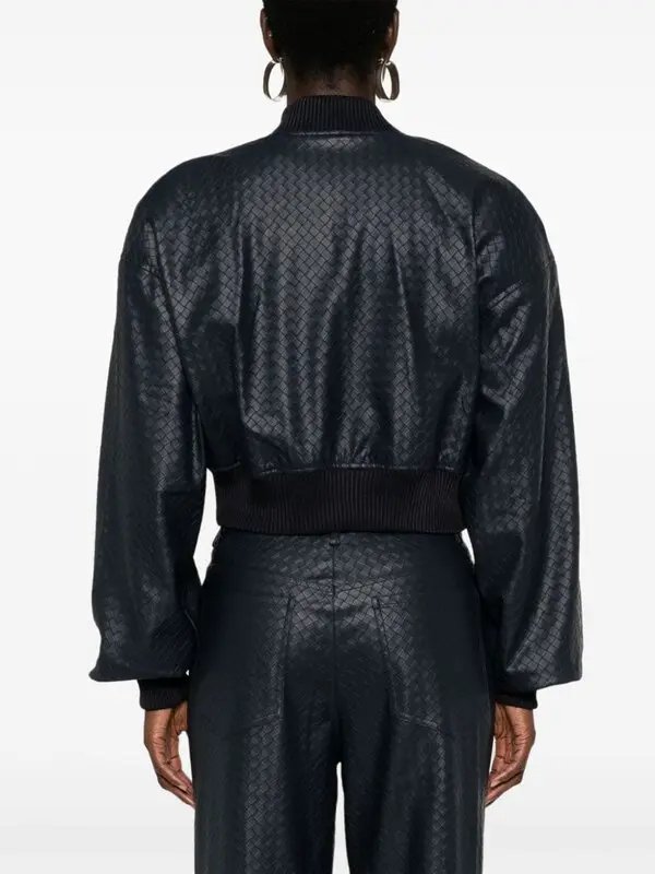 ROTATE BY BIRGER CHRISTENSEN Braided Cropped Jacket