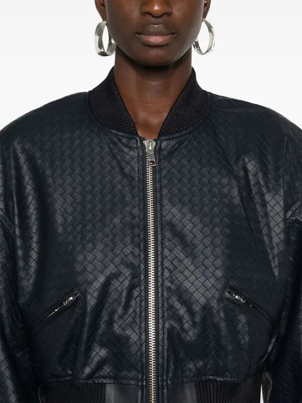 ROTATE BY BIRGER CHRISTENSEN Braided Cropped Jacket