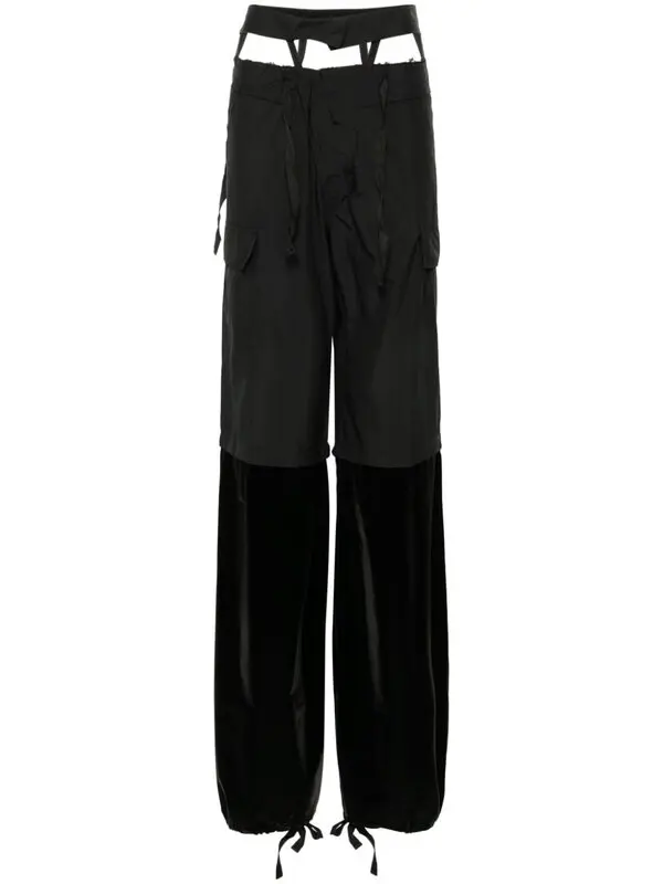 Ottolinger Raw-cut Finish Trousers - Black