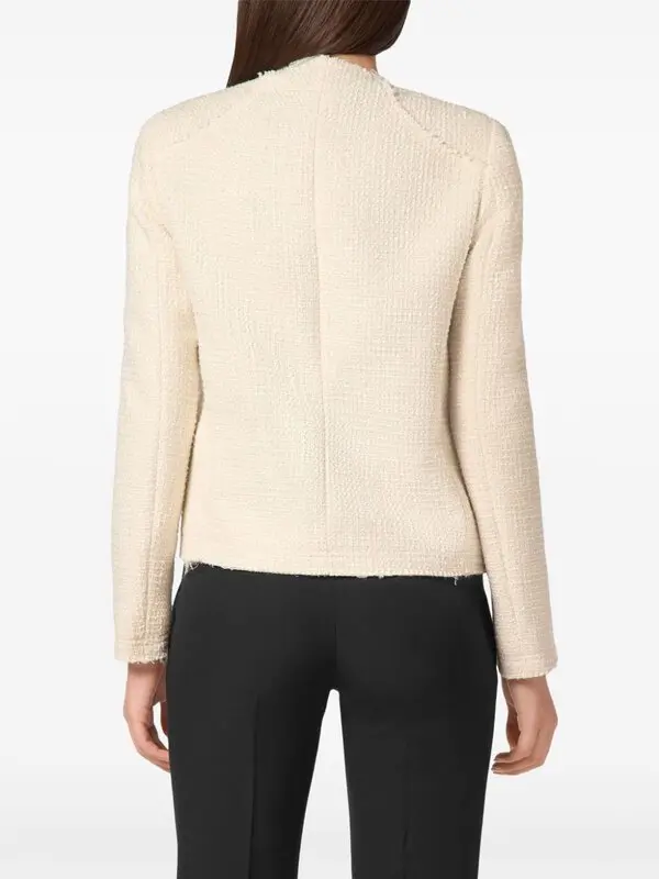 Philipp Plein Tweed Jacket - Neutrals