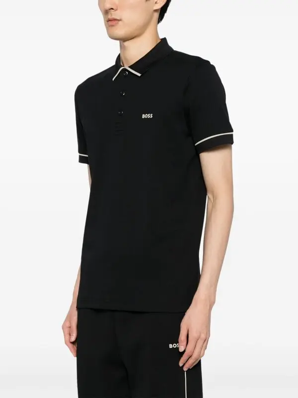 BOSS Interlock-weave Polo Shirt