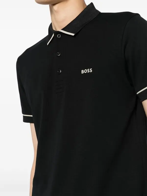BOSS Interlock-weave Polo Shirt