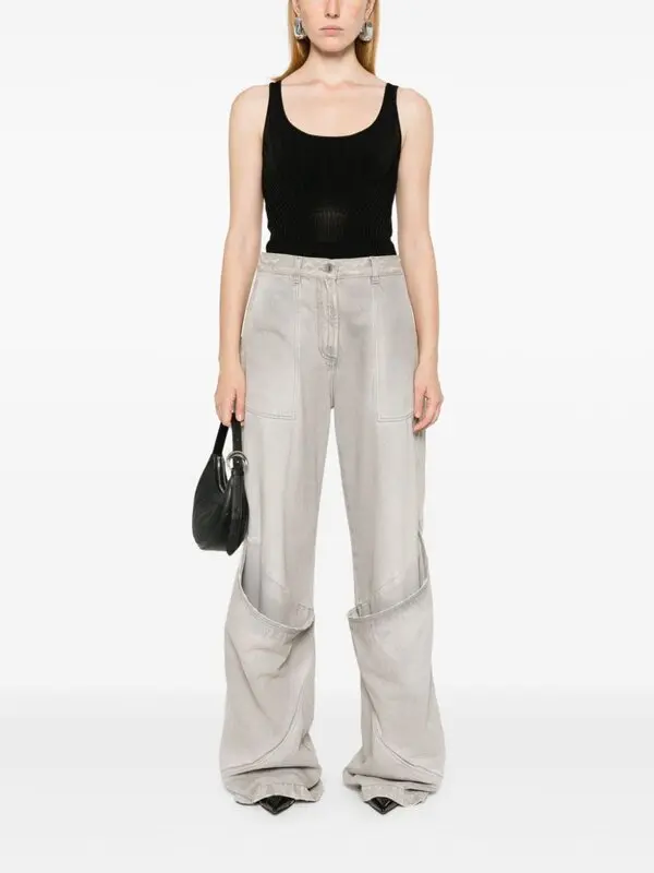 MUGLER Knitted Tank Top