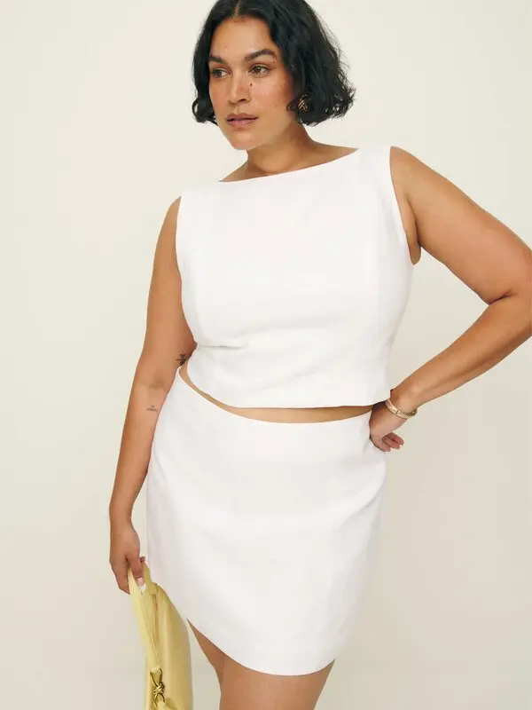 REFORMATION Grace Linen Two-piece Set