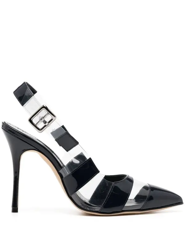 Manolo Blahnik 70mm Uxra Slingback Pumps