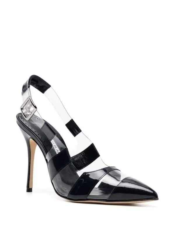 Manolo Blahnik 70mm Uxra Slingback Pumps