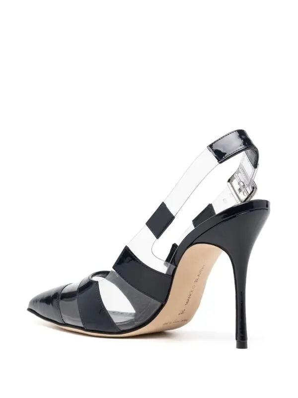 Manolo Blahnik 70mm Uxra Slingback Pumps