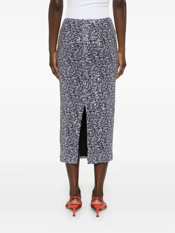 ROTATE BY BIRGER CHRISTENSEN Midi Pencil Skirt - Purple