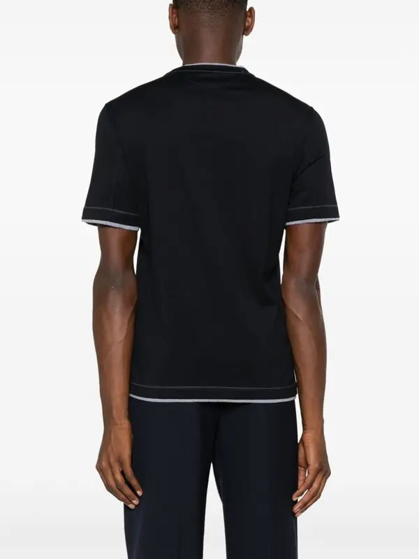 Brunello Cucinelli Logo-embroidered T-shirt