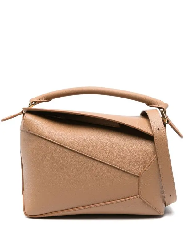 Loewe Small Puzzle Shoulder Bag - Brown
