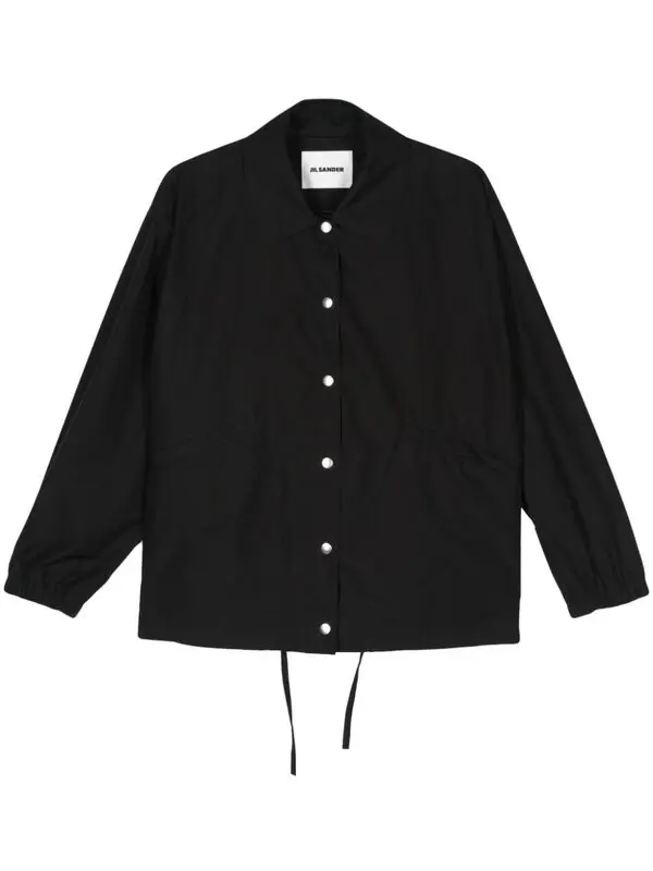 JIL SANDER Logo-print Jacket - Black