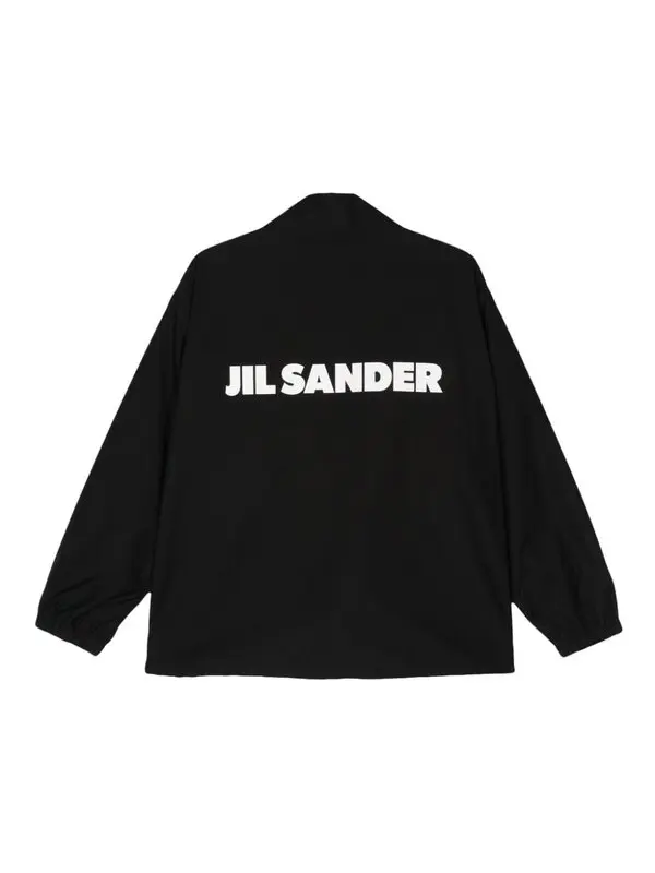 JIL SANDER Logo-print Jacket - Black