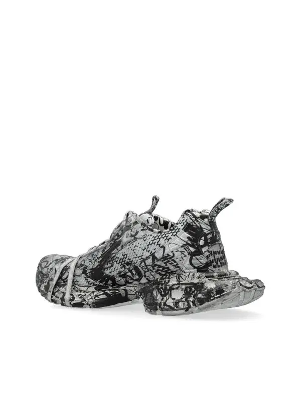 Balenciaga 3xl Extreme Graffiti Low-top Sneakers