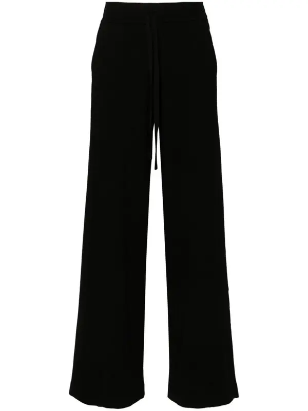 P.a.r.o.s.h Wool-cashmere Blend Trousers - Black