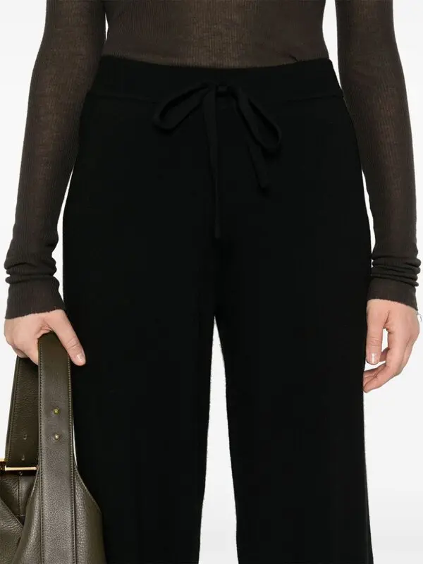 P.a.r.o.s.h Wool-cashmere Blend Trousers - Black