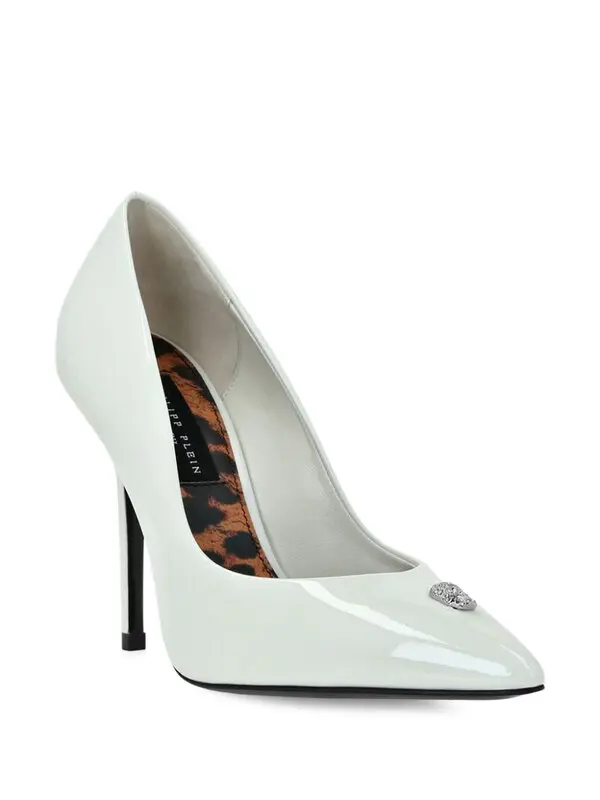 Philipp Plein Leather Decollete Pumps