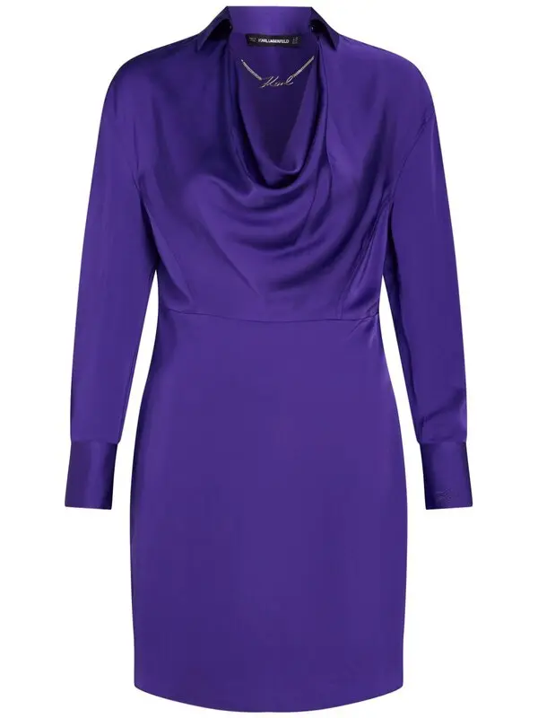karl lagerfeld satin dress Kl Jeans