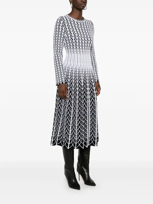 ANTONINO VALENTI Striped Midi Dress
