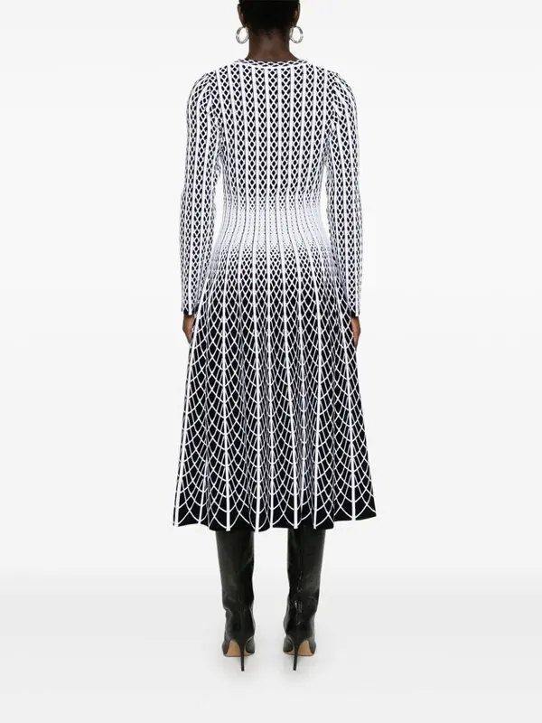 ANTONINO VALENTI Striped Midi Dress