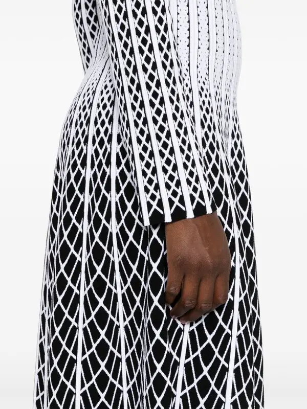ANTONINO VALENTI Striped Midi Dress