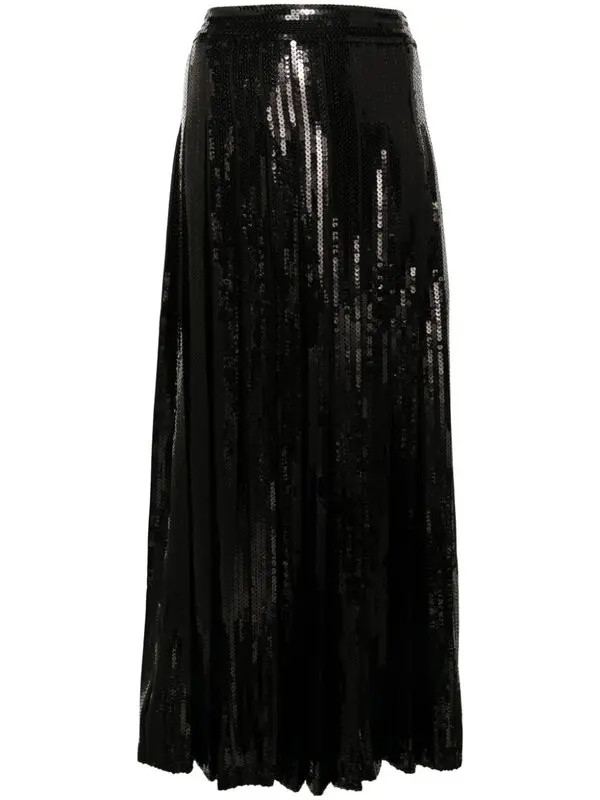 P.a.r.o.s.h Godot Maxi Skirt - Black