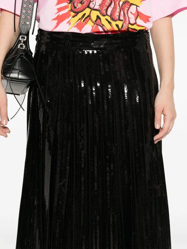 P.a.r.o.s.h Godot Maxi Skirt - Black